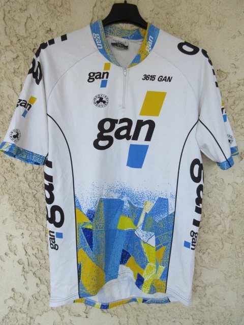 MAILLOT CYCLISTE GAN 1994 vintage CLAVEYROLAT Greg LEMOND shirt jersey ...