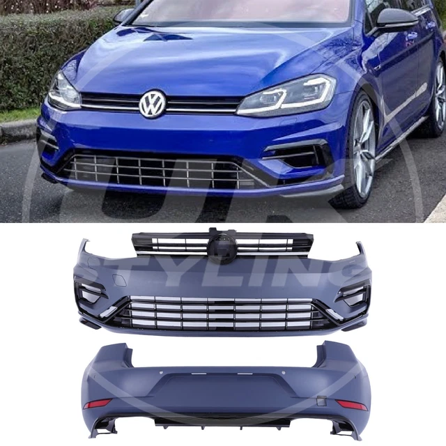 FULL BODY KIT Mk7.5 R Conversion Bumper Upgrade For Volkswagen Golf Mk7 ...