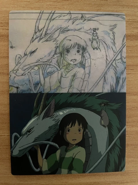 STUDIO GHIBLI SPIRITED Away Haku Chihiro Preliminary Final Art Trading ...