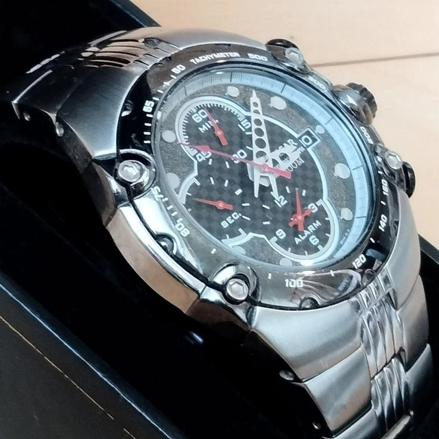 MONTRE HOMME SEIKO Pulsar 7T62-X138 Chronographe Analogique Ronde 43 mm ...