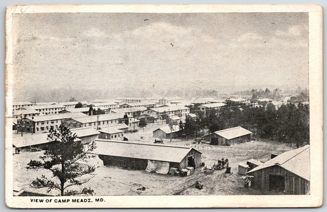 VINTAGE 1920'S VIEW of Fort George Camp Meade, US Army, Maryland MD ...