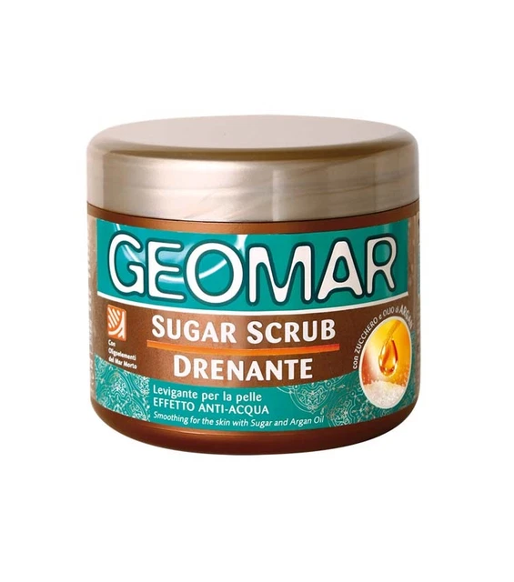 GEOMAR SUGAR SCRUB DRENANTE levigante per la pelle Effetto Anti-Acqua ...