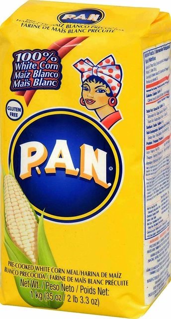 HARINA PAN PRE-COOKED White Maize Meal - 1kg £6.99 - PicClick UK