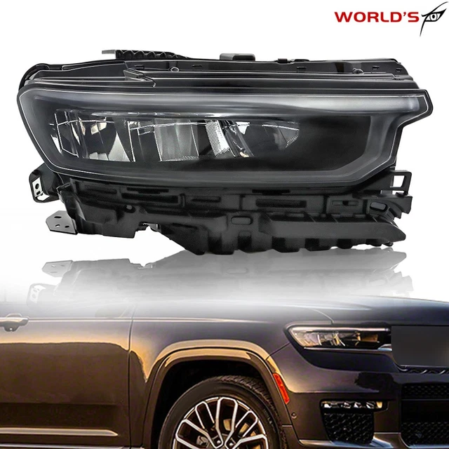 AMBER LED DRL Headlight For 2022-2024 Jeep Grand Cherokee w/o Leveling ...