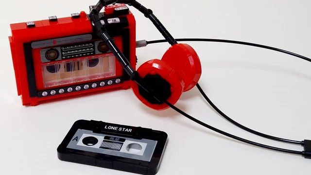LEGO WALKMAN CASSETTE Tape Player Moc £29.99 - PicClick UK