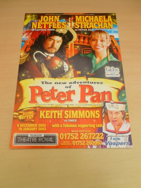JOHN NETTLES BERGERAC Michaela Strachan Peter Pan Plymouth Pantomime ...