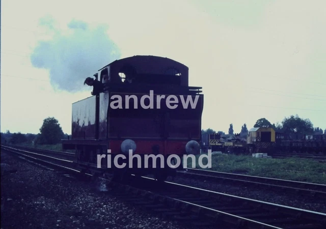 EX-LMS 0-6-0T LOCOMOTIVE No. 16440 3 x Original 35mm Slides 1970s Agfa ...