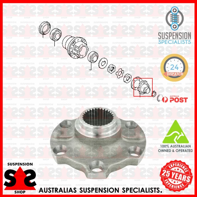 FRONT AXLE WHEEL Hub Suit TOYOTA LandCruiser 4.2 D (HZJ76, HZJ78, HZJ70 ...