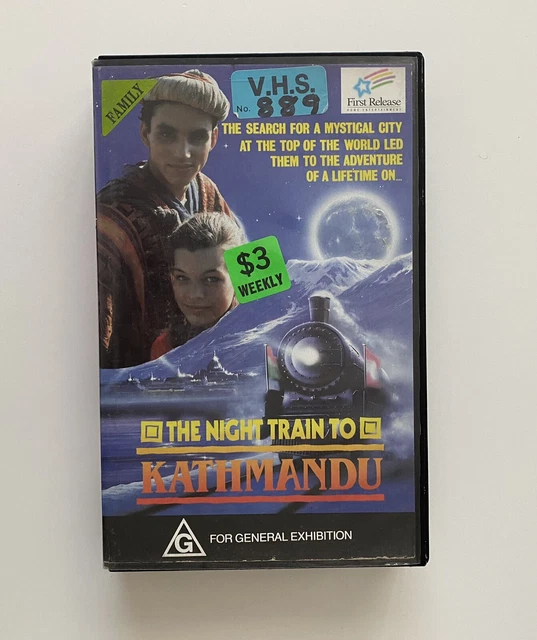 NIGHT TRAIN TO Kathmandu [VHS] First Release Big Box Ex-Rental Video ...