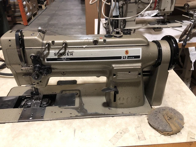 SINGER 212 U141A Industrial Double Needle Sewing Machine. $153.50 ...