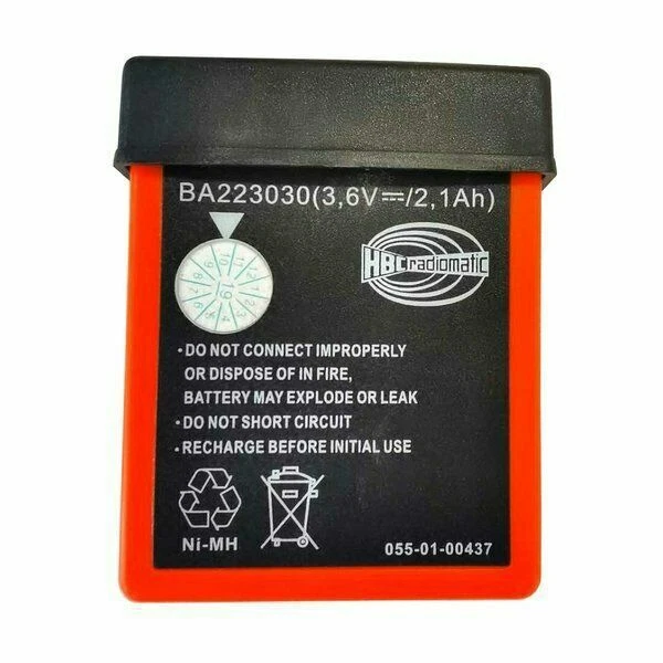 BA223030 BATTERY FOR HBC Radiomatic Crane Remote Control Battery 3.6V 2 ...