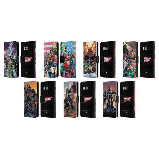 JUSTICE LEAGUE DC Comics Comic Book Covers Leather Book Case For Htc ...