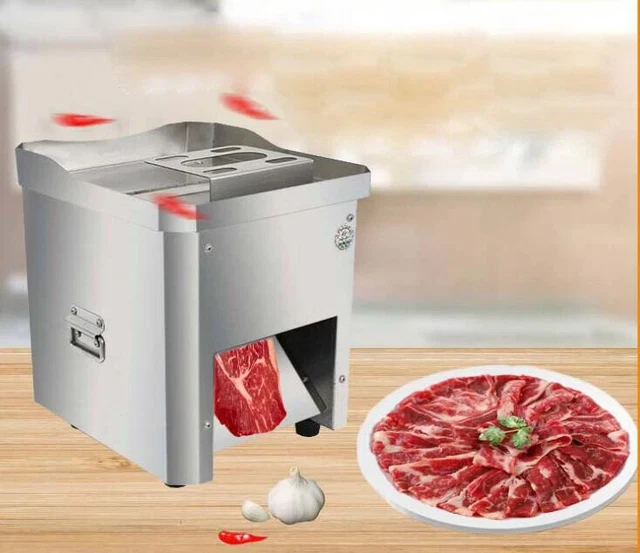 ELECTRIC MEAT CUTTING Machine Beef Pork Cutter Vegetable Food Slicer ...