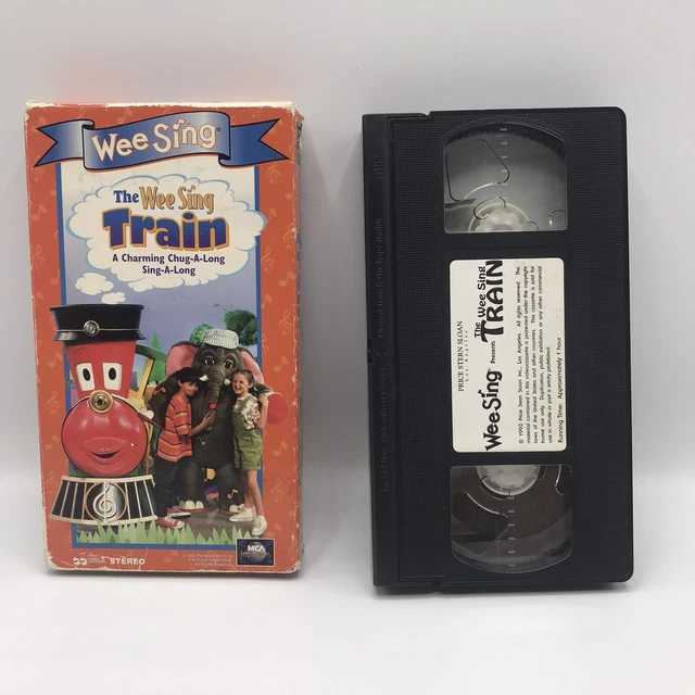 VINTAGE WEE SING VHS Tape The Wee Sing Train Video Charming Chug Sing A ...