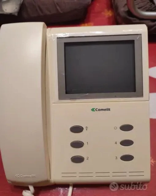 CITOFONO COMELIT 4714W nuovo con staffa 4714W/I simplebus 2 fondo di ...