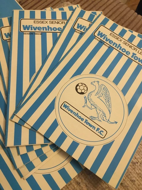WIVENHOE TOWN 1983/84 Home Programmes (Your Choice) £1.99 - PicClick UK