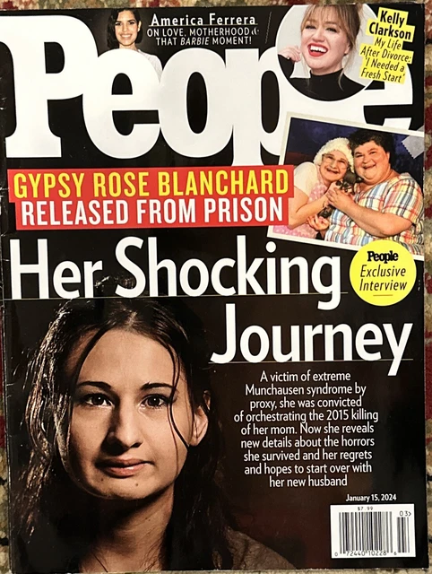 PEOPLE MAGAZINE JANUARY 15th 2024 Gypsy Rose Blanchard Released from ... PEOPLE MAGAZINE JANUARY 15th 2024 Gypsy Rose Blanchard Released from ...