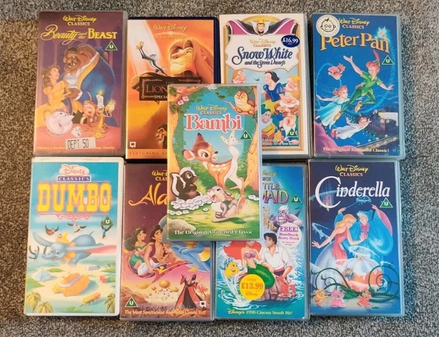 DISNEY CLASSICS VHS Bundle £20.00 - PicClick UK