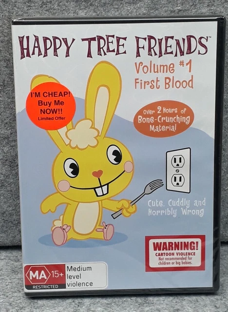 NEW: HAPPY TREE FRIENDS Volume 1 FIRST BLOOD DVD Region 4 PAL Free Fast ...