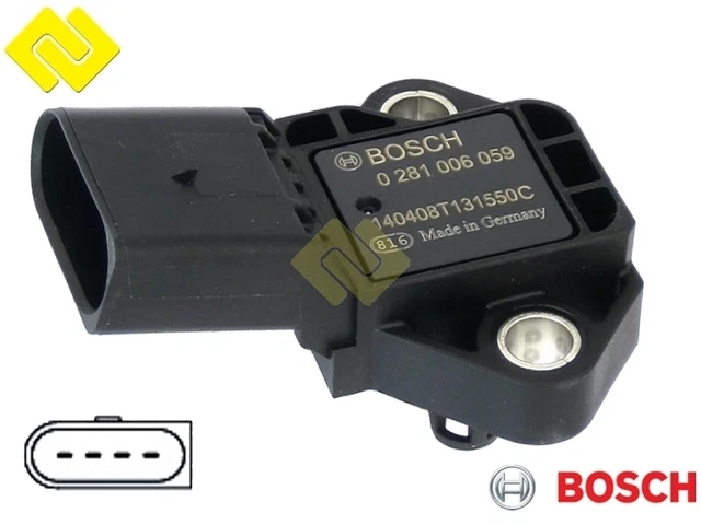 BOSCH 0281006059 ,0281006060 Intake Manifold Map Pressure Sensor ...