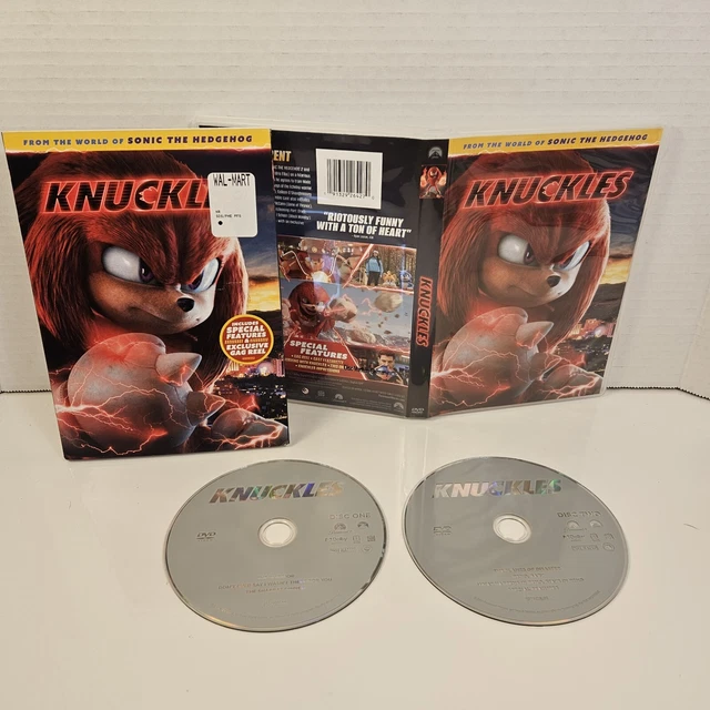 KNUCKLES (DVD, 2024) Sonic Hedgehog Series w Slip Cover $14.99 ...
