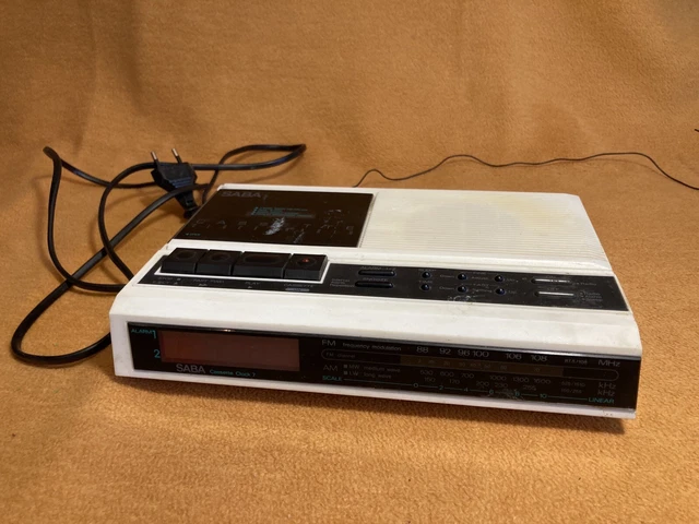 SABA CASSETTE CLOCK 7 - Radiowecker - Artikel-Nr.: 527013 EUR 15,00 ...