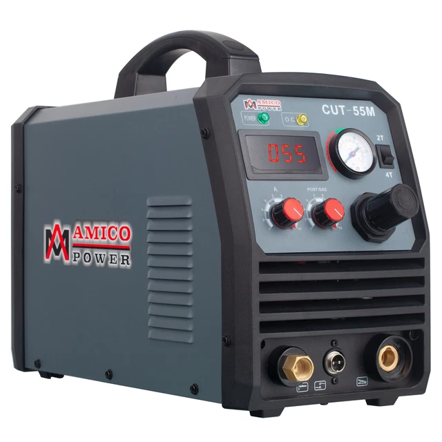 CUT-55M, 55 AMP Plasma Cutter, 3/5 in. Clean Cut, 95V~260V Wide Voltage ...