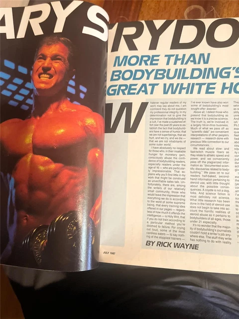 FLEX BODYBUILDING MUSCLE magazine GARY STRYDOM 7-87 £5.12 - PicClick UK