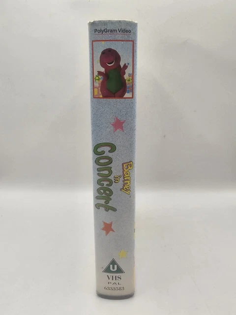 BARNEY IN CONCERT VHS 1991 PolyGram Video Children's Musical Classic £ ...