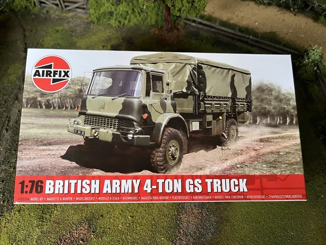 AIRFIX MODELS - 1:76 Scale British Army 4-Ton GS Truck £12.92 - PicClick UK