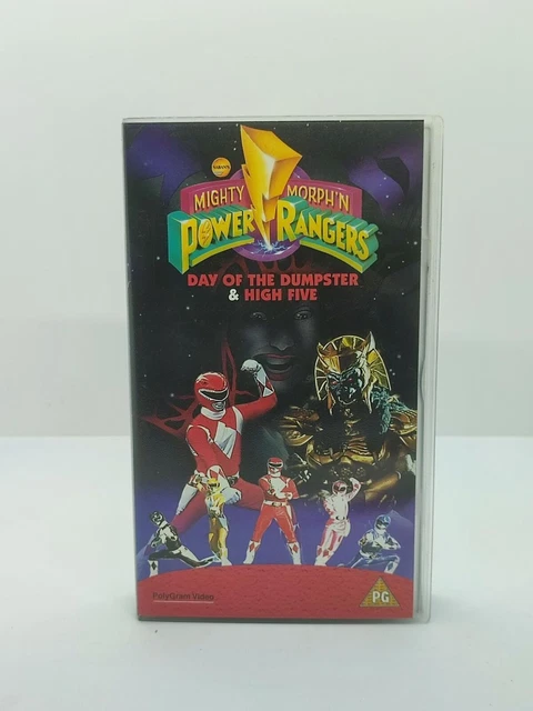 MIGHTY MORPHIN POWER Rangers Day of The Dumpster & High Five VHS ...
