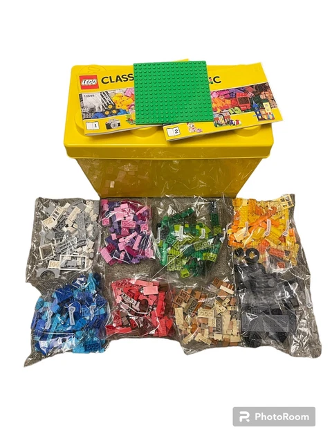 LEGO BRICK BOX Large Classic Set 10698 Storage Box 790 Pieces Ages 4-99 ...