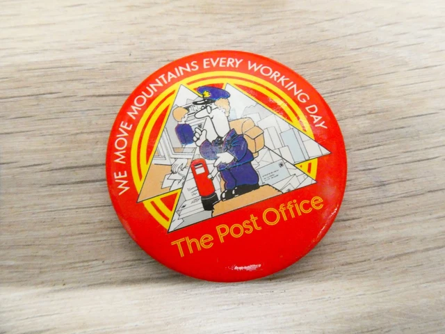 POSTMAN PAT 90'S post office retro button badge £5.00 - PicClick UK