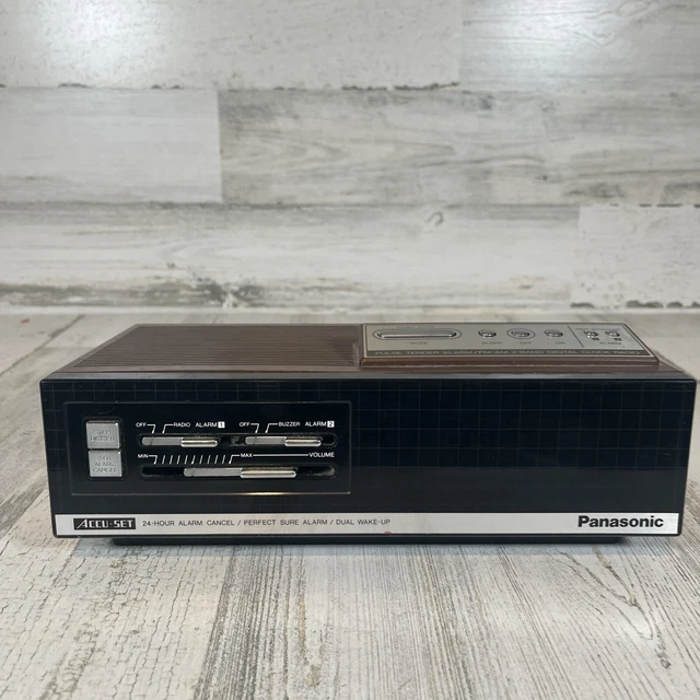 PANASONIC PULSE ALARM, AM/FM Digital Clock Radio - RC-6340 - Accu-Set ... PANASONIC PULSE ALARM, AM/FM Digital Clock Radio - RC-6340 - Accu-Set ...
