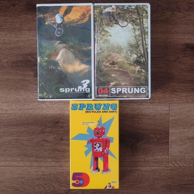MTB•BMX VIDEO MAGAZINE SPRUNG 3・4・5 1999-2002 $124.22 - PicClick CA