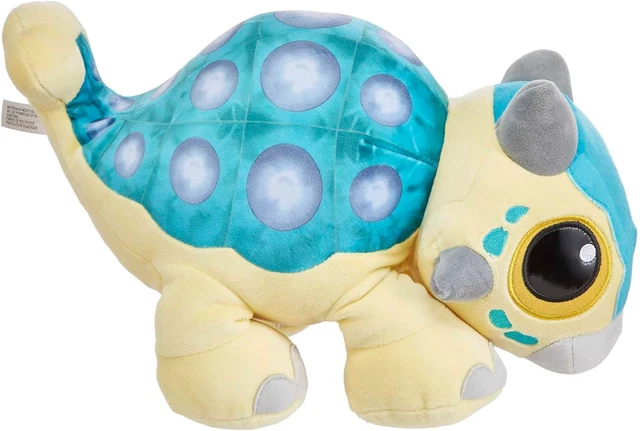 JURASSIC WORLD FEATURE Plush Ankylosaurus Bumpy Baby Dinosaur Toy with ...