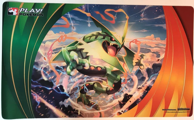 POKEMON MEGA RAYQUAZA Organized Play Logo OP Playmat 2015 New Roaring ...