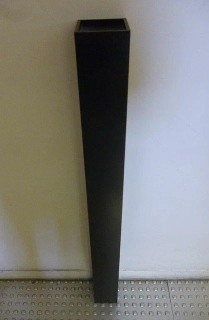 BLACK ALUMINIUM BOX Section 6mm thick 100mm x 100mm Various lengths £40 ...