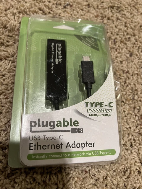 PLUGABLE USB TYPE-C Ethernet Adapter $17.99 - PicClick