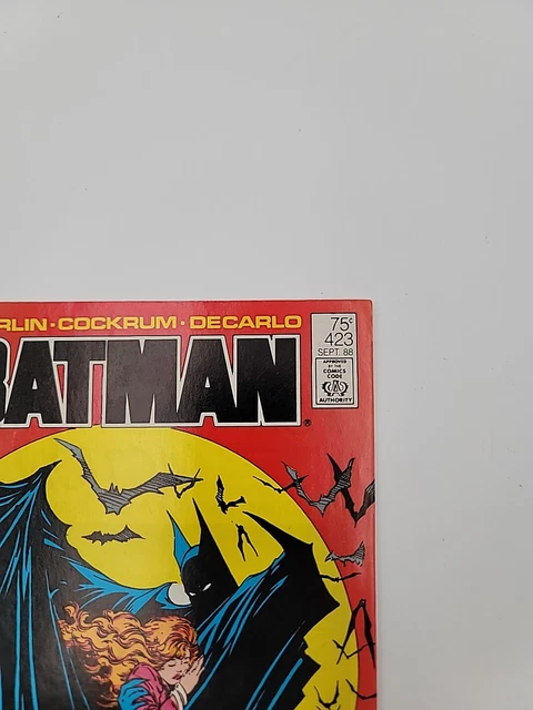 BATMAN #423 3ÈME impression DC Comics 1988 Todd McFarlane Cover EUR 19 ...