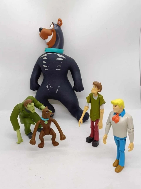 SCOOBY DOO FIGURES Bundle X5 With Stretch Scooby Doo £8.50 - PicClick UK