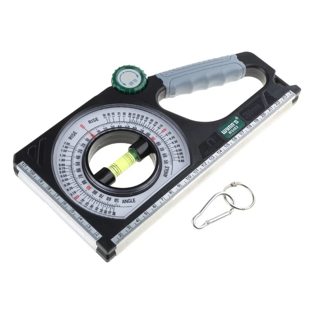 WOODWORKING ANGLES RULER Slope Inclinometer Clinometer Slope ...