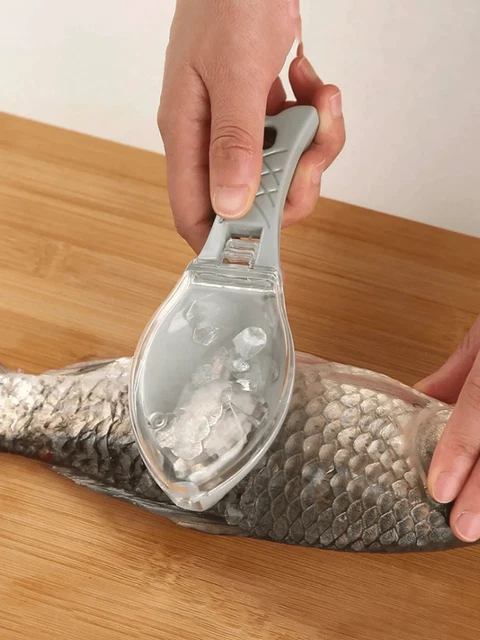 1PC FISH DESCALER Skin Scale Remover Scraper Grater Peeler Seafood ...