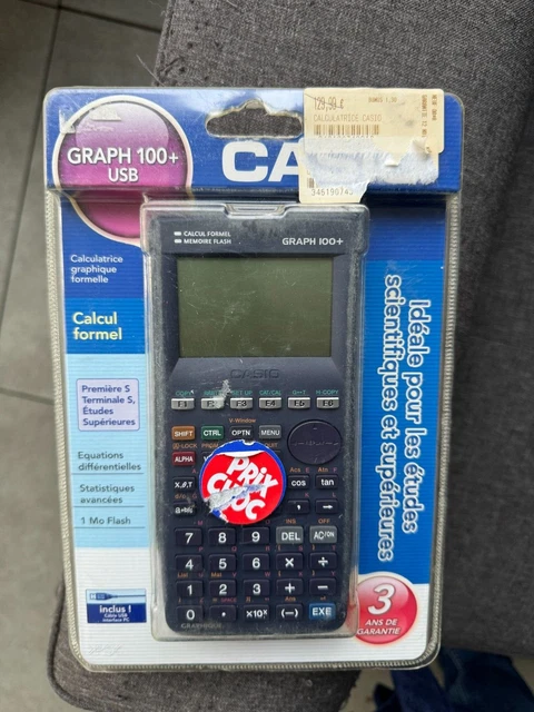 CASIO GRAPH 100+ Usb / Calculatrice scientifique Neuve Sous Blister EUR ...