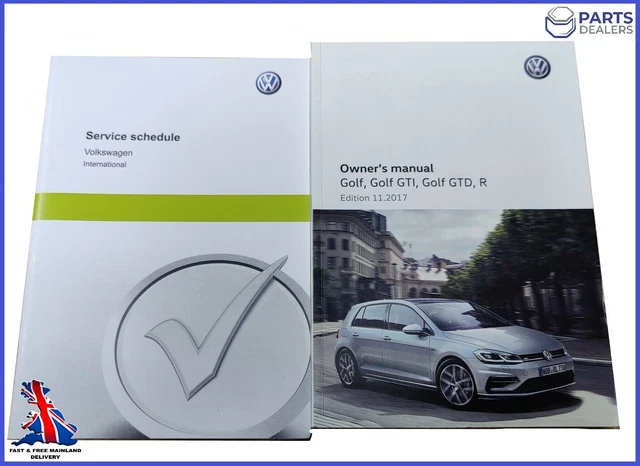 GENUINE VW GOLF 2017-2020 Mk7 Gti Gtd R Handbook Owners Manual ...