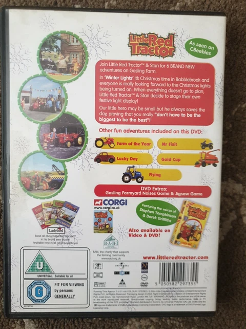 LITTLE RED TRACTOR Winter Lights Dvd 6 Episodes Kids £5.99 - PicClick UK