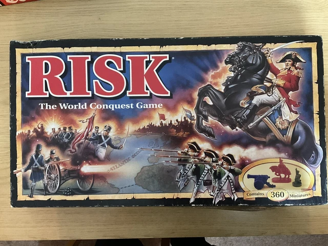 RARE VINTAGE 'Risk' The World Conquest Game 1993 Parker 100% Complete £ ...