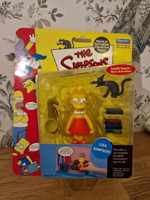 THE SIMPSONS LISA Simpson Playmates Figure 2000 Sealed Box £42.99 ...