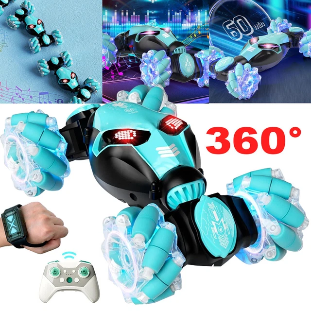 4WD HAND GESTURE 360° RC Stunt Car Sensing Off-Road Remote Control ...