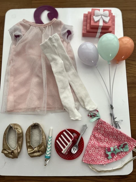 OUR GENERATION BIRTHDAY Surprise Party Accessories Set Preloved ...